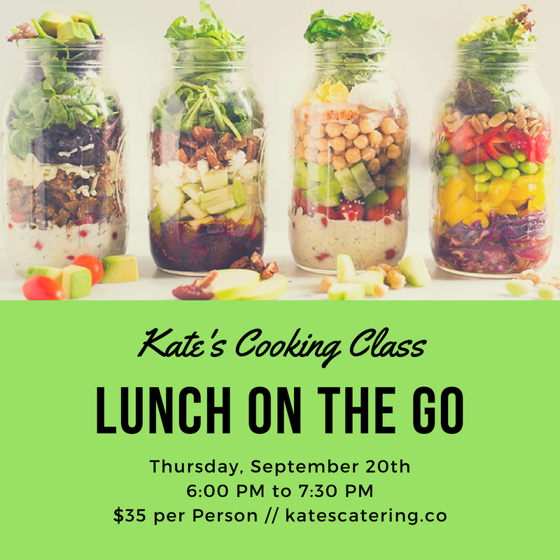 Cooking Classes | Kates Catering